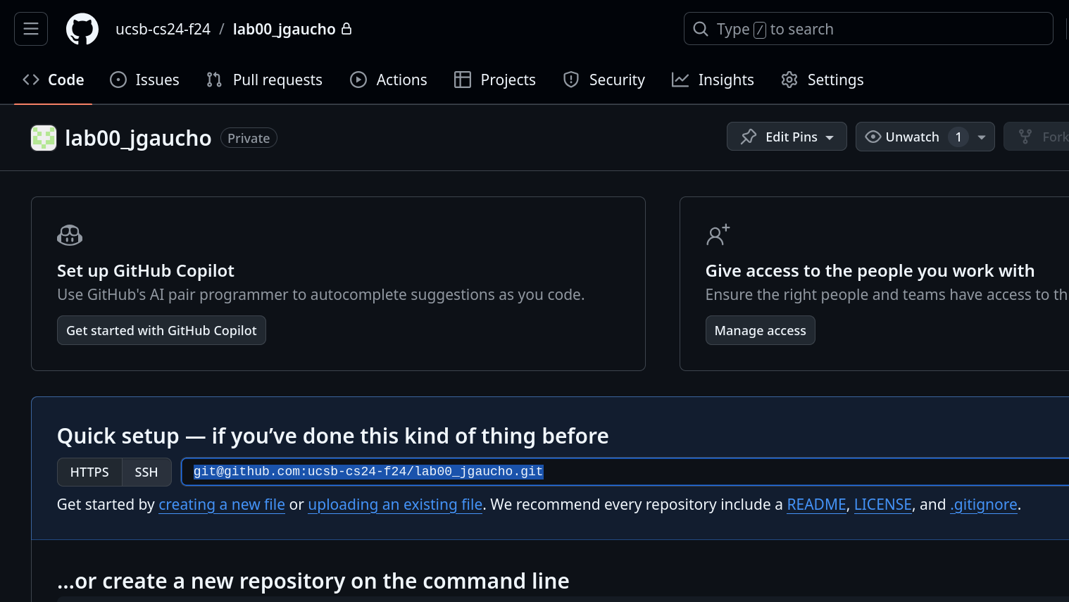 lab00 - Getting Started